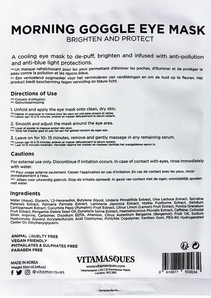 Vitamasques Morning Goggle Eye Mask – Martie