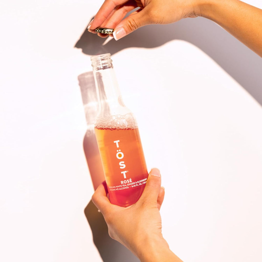 TOST Sparkling Rose White Tea Ginger & Elderberry (4 CT) – Martie