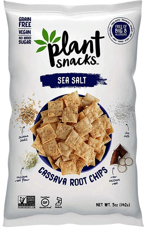 Plant Snacks Brand Cassava Root Sea Salt Chips – Martie