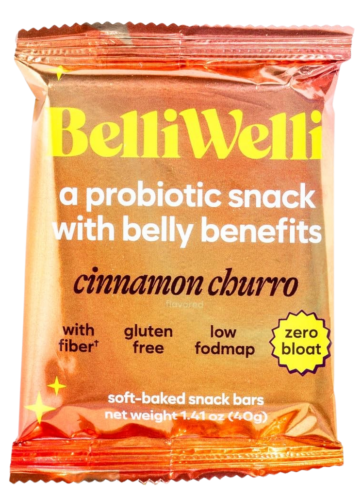 Belli Welli Cinnamon Churro Probiotic Snack Bar (8 CT) – Martie