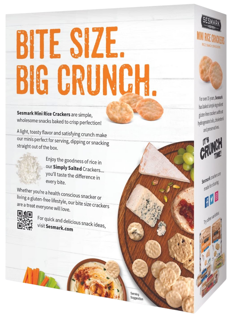 Sesmark Lightly Salted Mini Rice Crackers – Martie