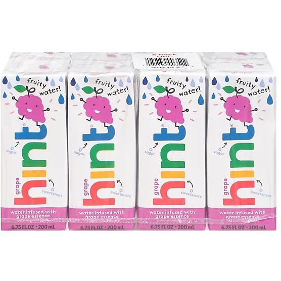 Hint Grape Kids Infused Water (8 Pack) – Martie