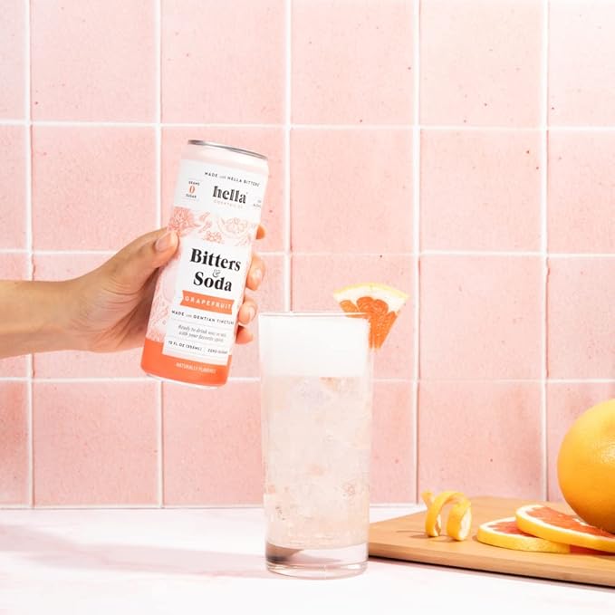 Hella Cocktail Grapefruit Bitter Soda (4 Pack) – Martie