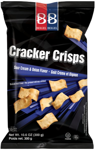 Beigel & Beigel Sour Cream & Onion Cracker Crisps – Martie