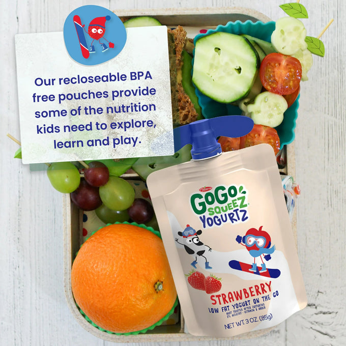 GoGo SqueeZ Strawberry Banana Yogurt Variety Pack (10 Pack) – Martie