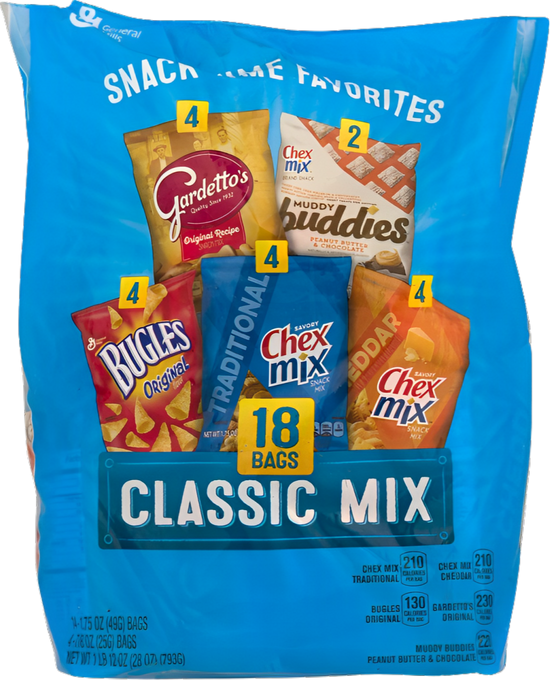 General Mills Classic Mix Variety Pack - Gardetto's Original Recipe ...