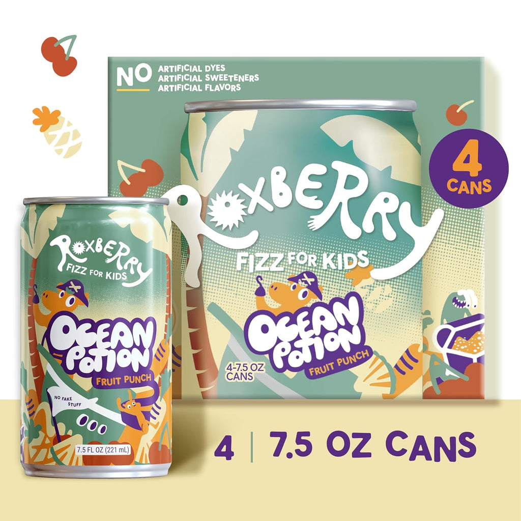 Roxberry Ocean Potion Fruit Punch Kids Juice (4CT) – Martie