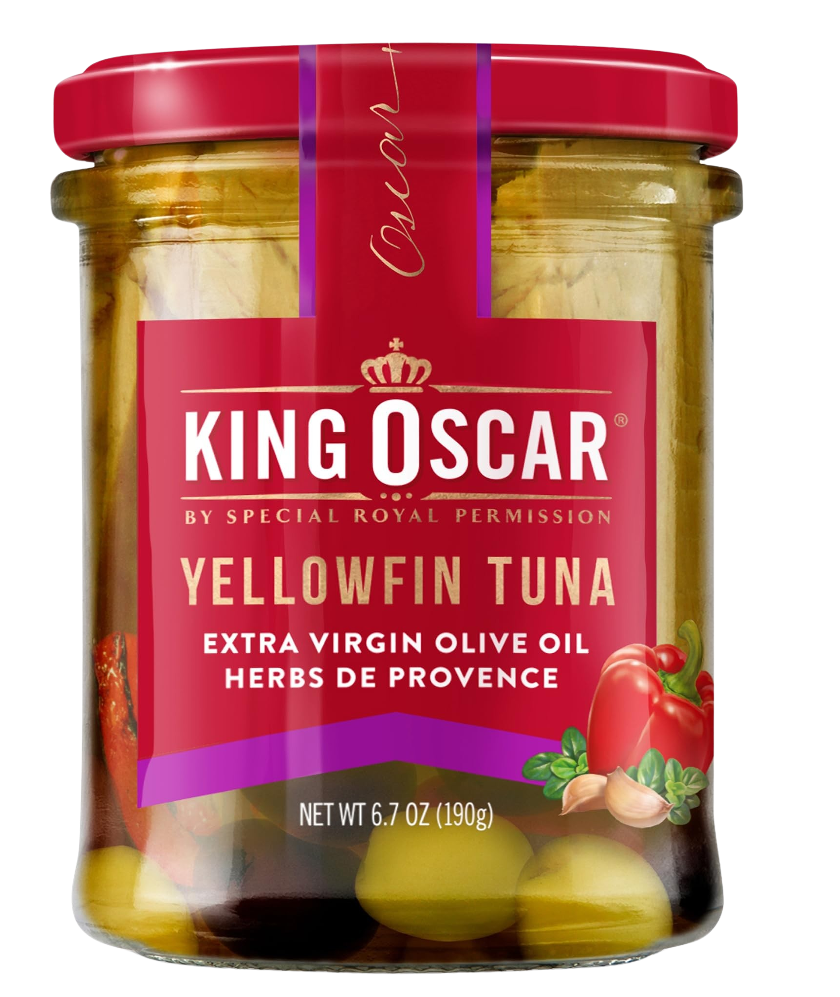 King Oscar Yellowfin Tuna Fillets in EVOO with Herb De Provence (6 Pack ...