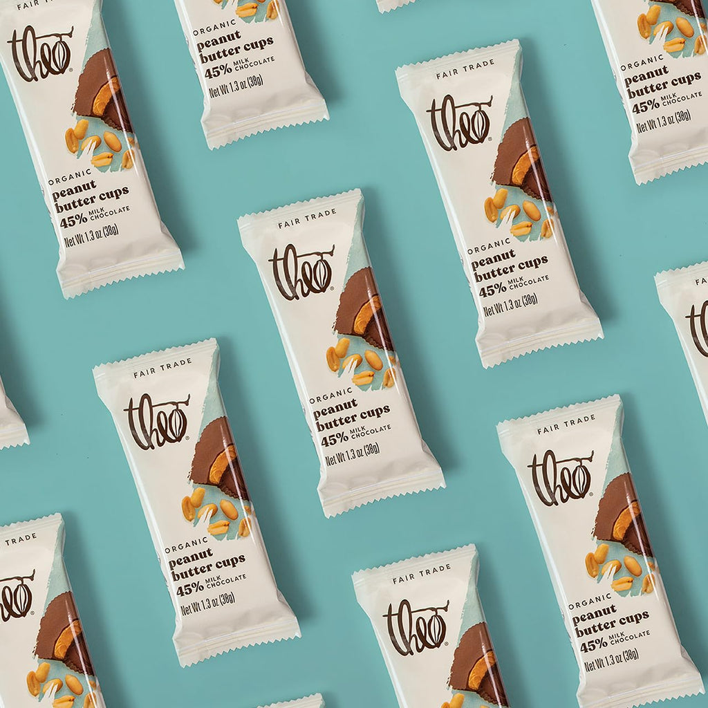 Theo Chocolate Milk Chocolate Peanut Butter Cups (12 Pack) – Martie