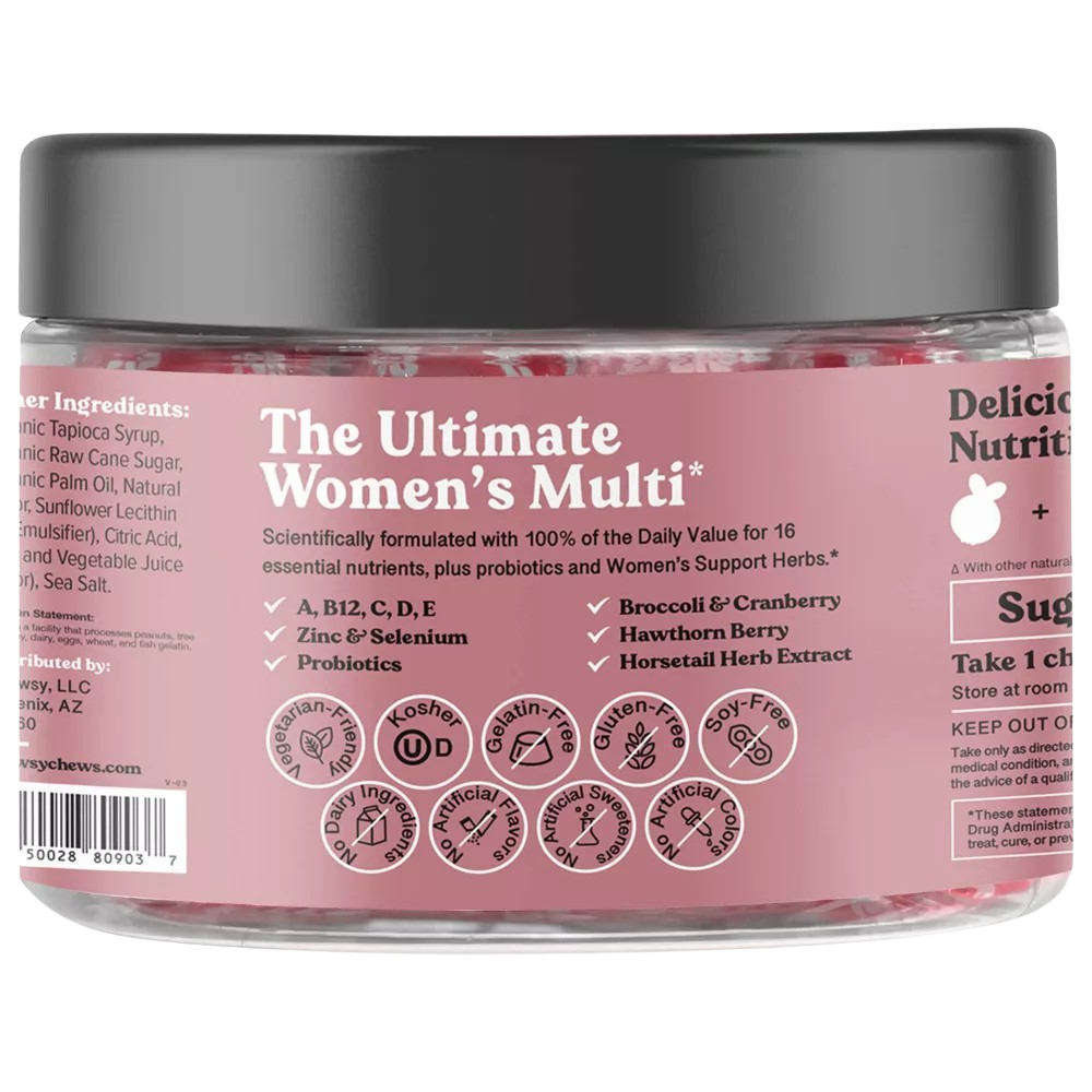 Chewsy Women's Multivitamin Chews, Immune & Energy Support – Martie