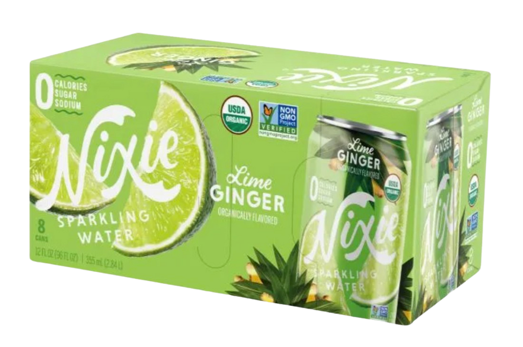 Nixie Sparkling Water - Lime Ginger (8 Pack) – Martie
