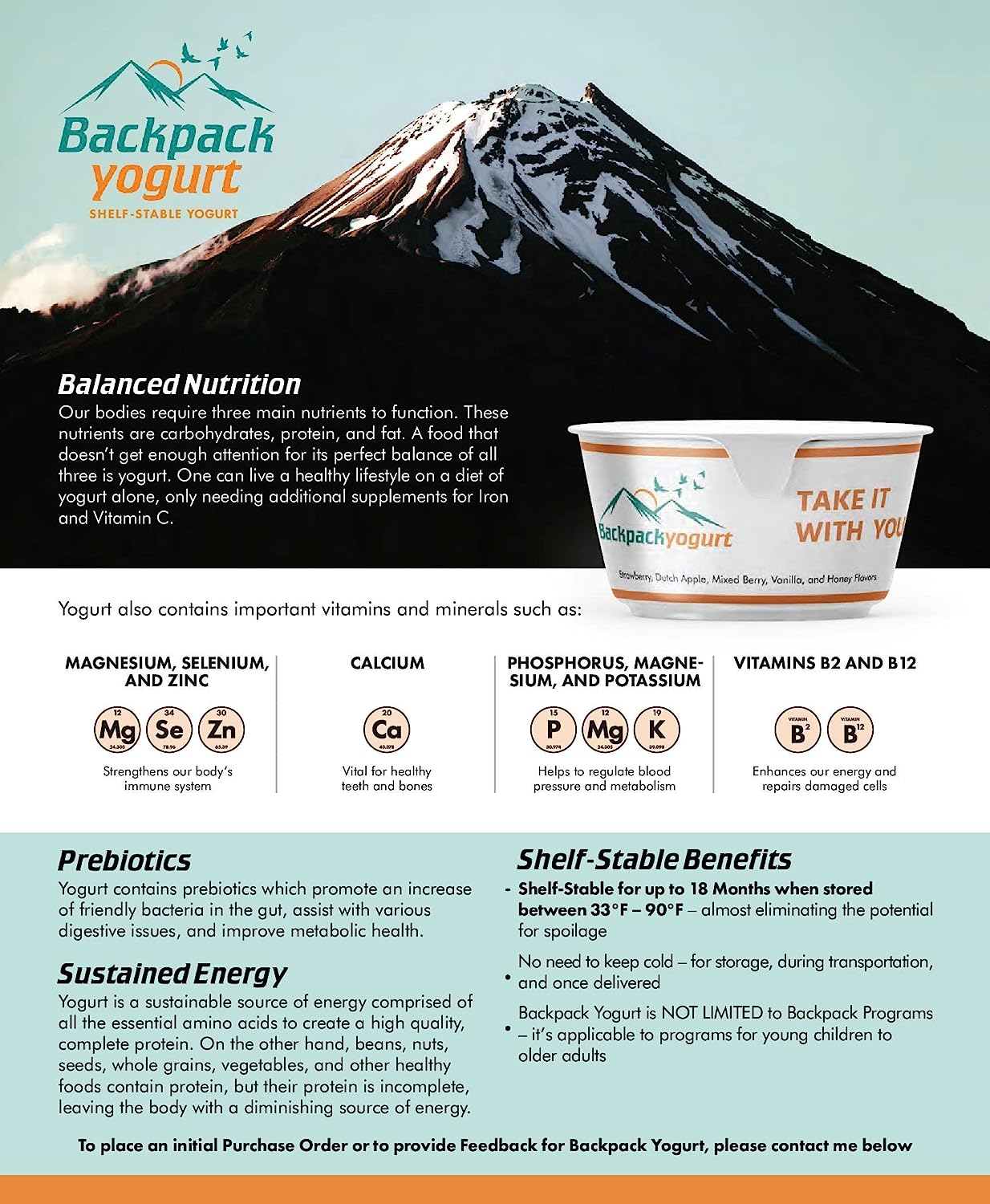 Backpack Yogurt Strawberry Yogurt – Martie