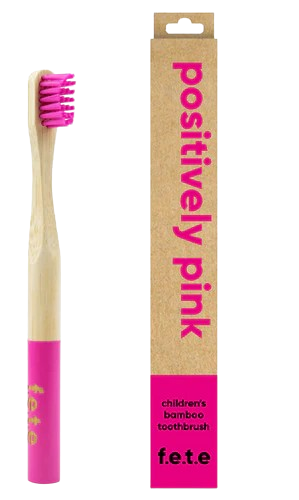 FETE Pink Child Bamboo Toothbrush – Martie