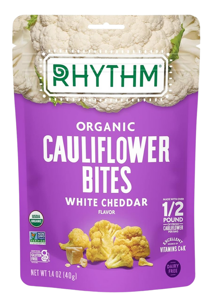 Rhythm Superfoods White Cheddar Cauliflower Bites (8 Pack) – Martie