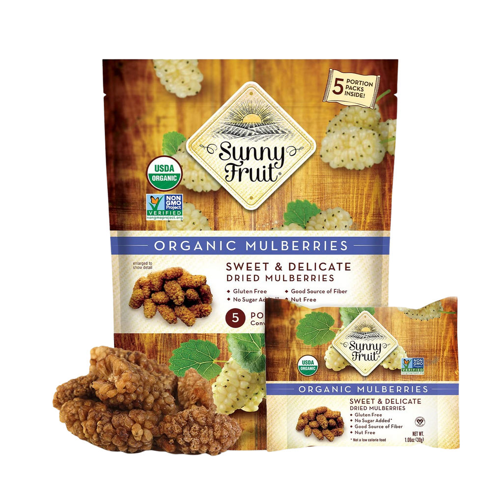 Sunny Fruit Organic Dried Mulberries (5 CT) – Martie