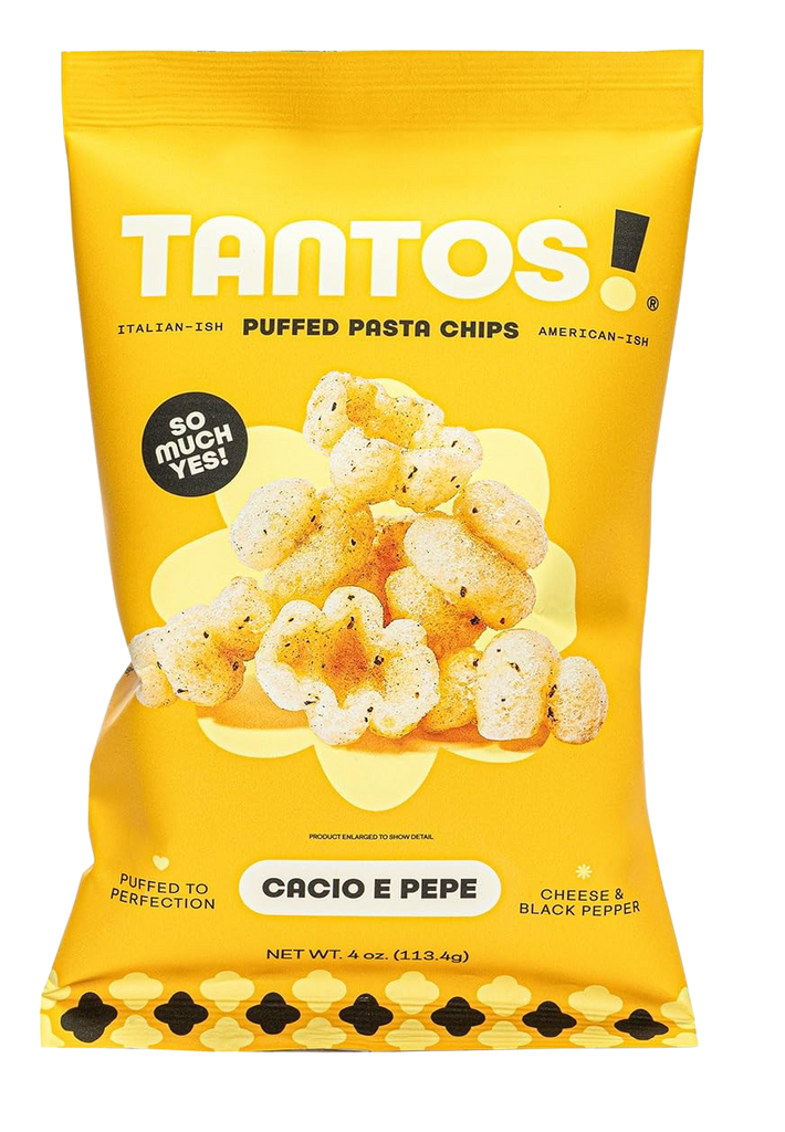 Tantos Puffed Pasta Chip - Cacio e Pepe Flavor – Martie