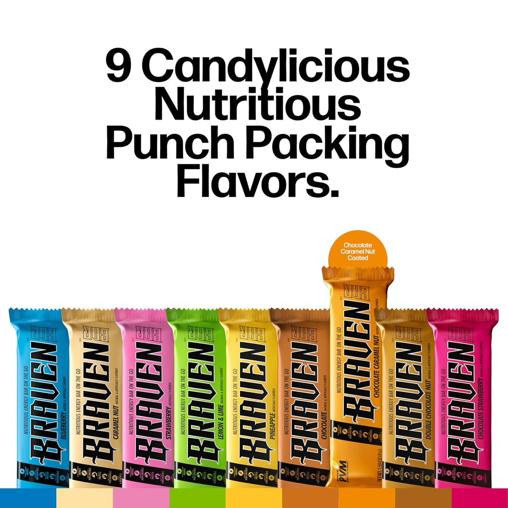 Braven Bar Chocolate Caramel Nut Bar (10 Pack) – Martie