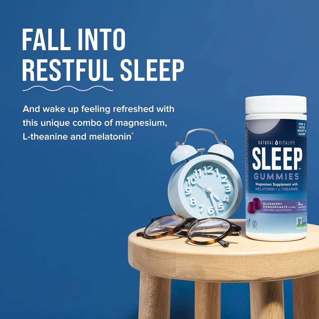 Natural Vitality CALM Sleep Gummies with Magnesium Supplement ...