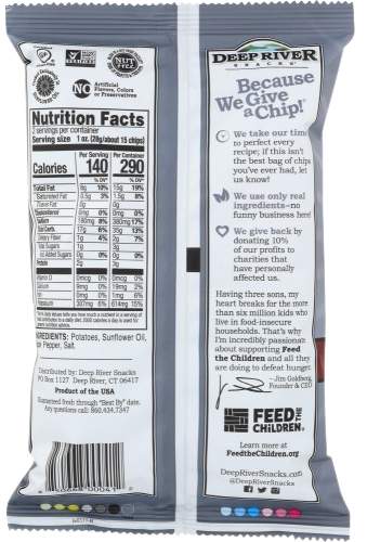 Deep River Salt & Cracked Pepper Chips – Martie