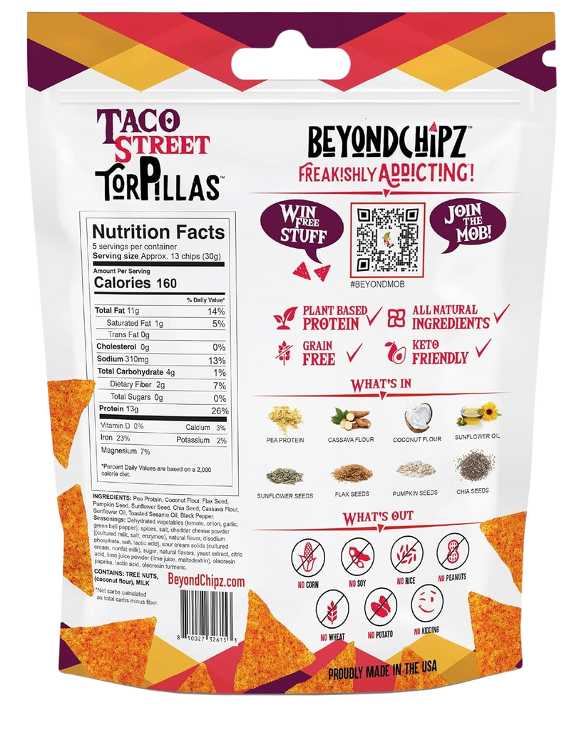 Beyondchipz Taco Street Tortilla Chip – Martie