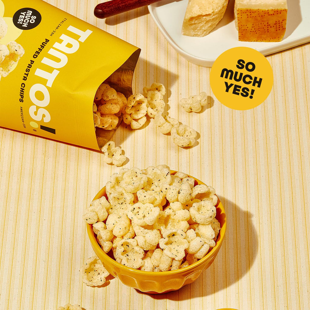 Tantos Puffed Pasta Chip - Cacio e Pepe Flavor – Martie