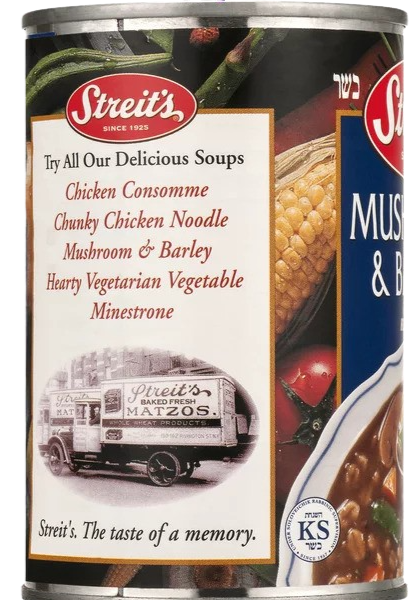 Streits Mushroom & Barley RTD Soup – Martie
