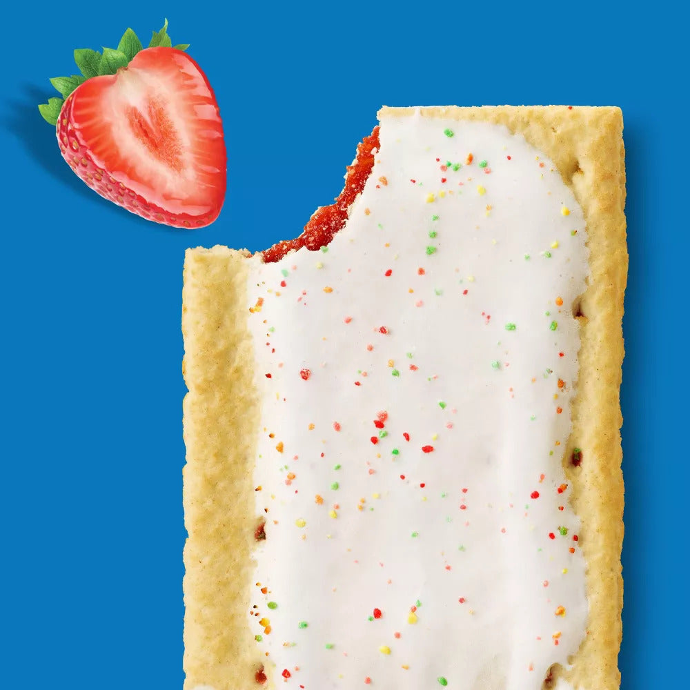 Pop-Tarts Whole Grain Frosted Strawberry (6 CT) – Martie