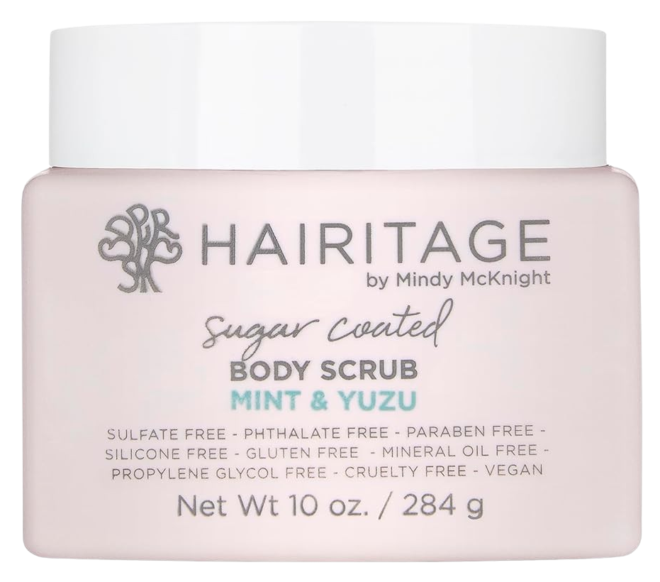 Hairitage Sugar Coated Mint & Yuzu Scented Exfoliating Body Scrub – Martie