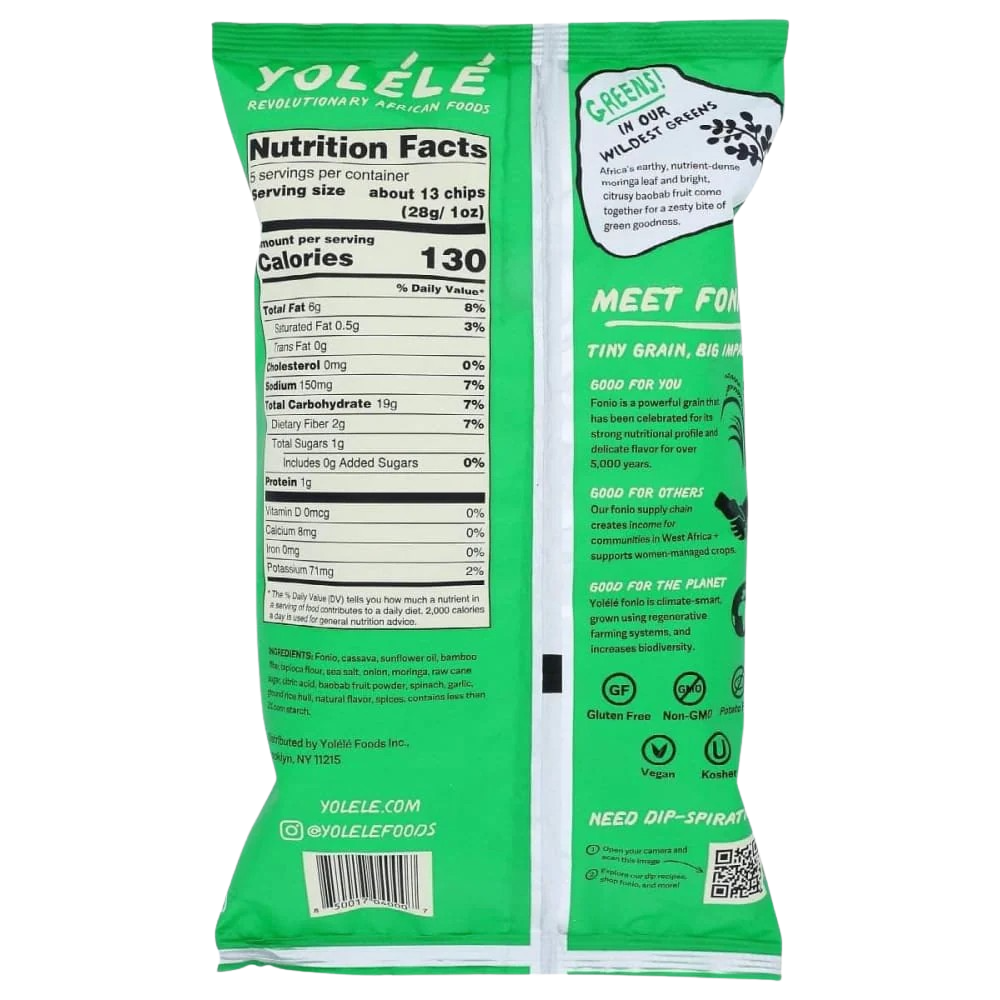 Yolele Greens Fonio Chips – Martie