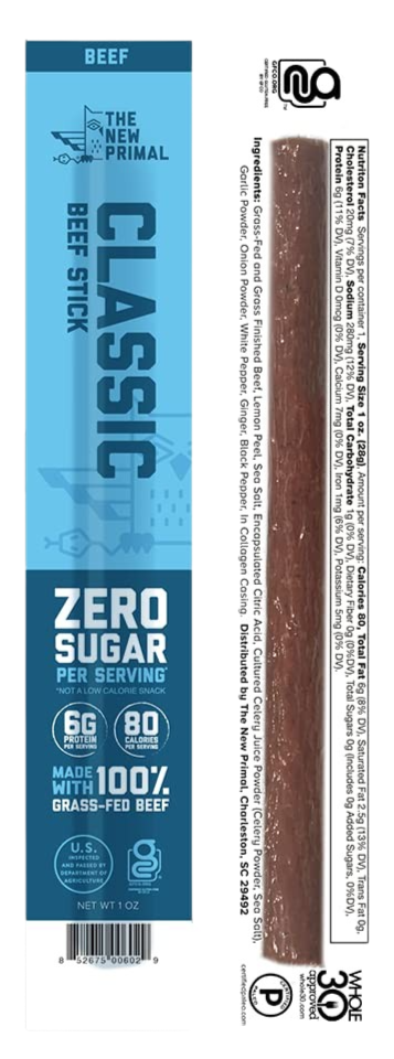 The New Primal Stick Beef Classic (12 Pack) – Martie