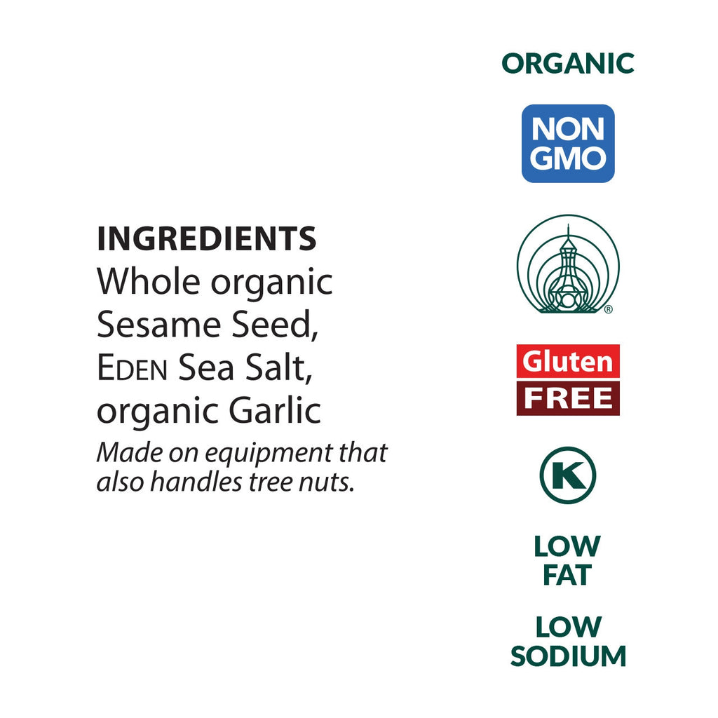 Eden Foods Gomasio Garlic Sesame Salt – Martie