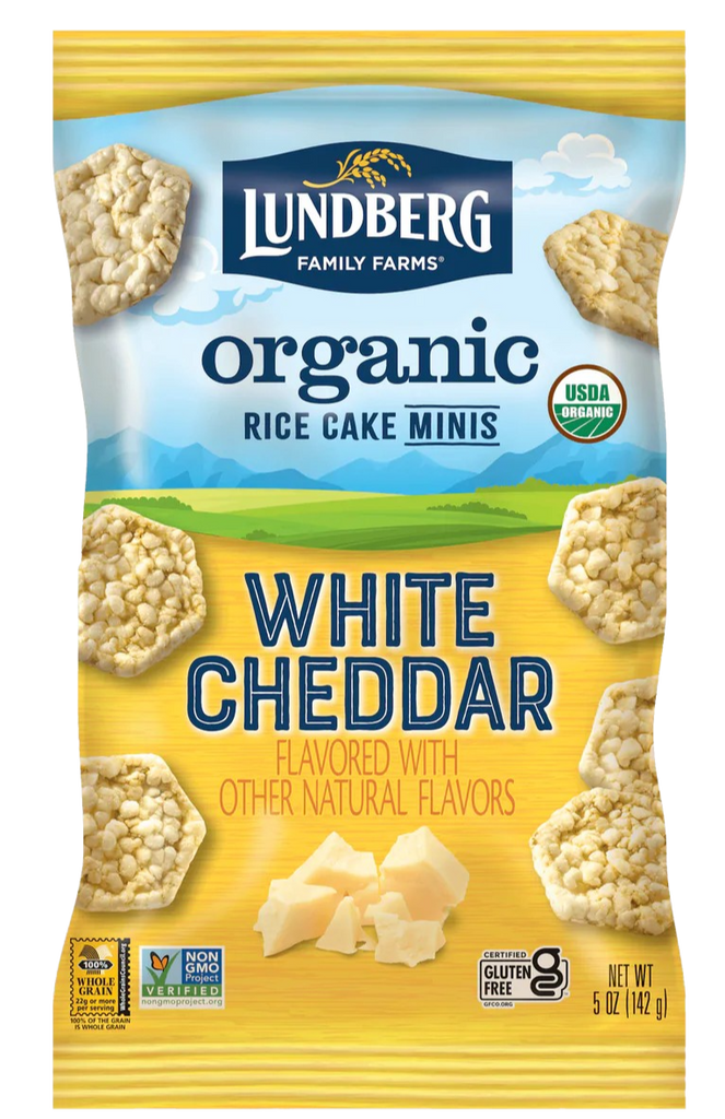 Lundberg White Cheddar Mini Rice Cakes – Martie