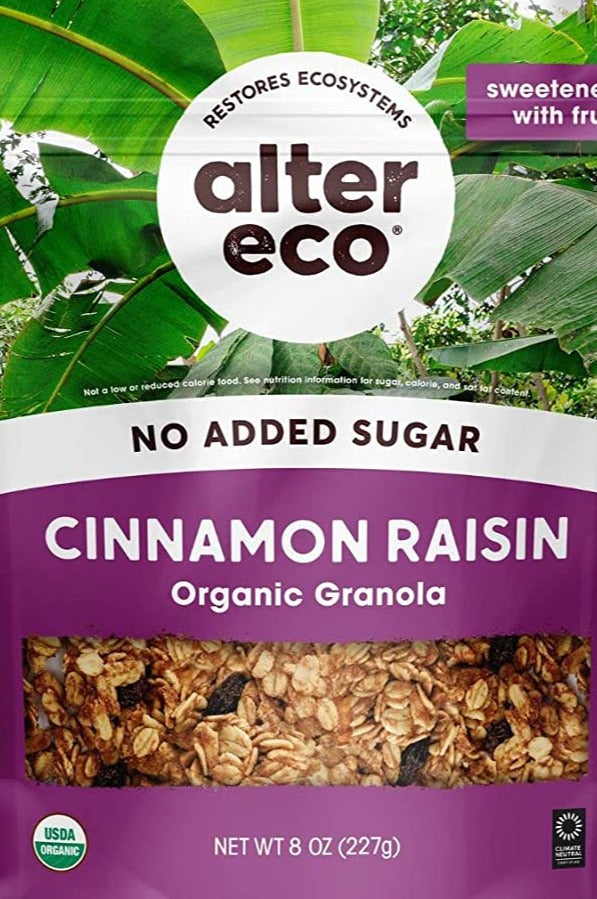 Alter Eco Organic Cinnamon Raisin Granola – Martie