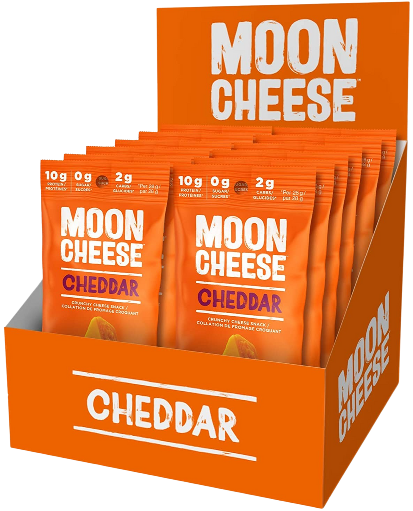 Moon Cheese Cheddar Cheese Snacks (12 Pack) – Martie