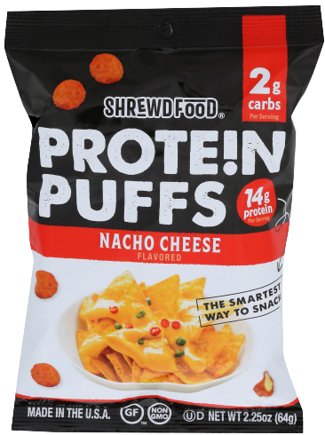 Shrewd Food Nacho Cheese Protein Puffs – Martie