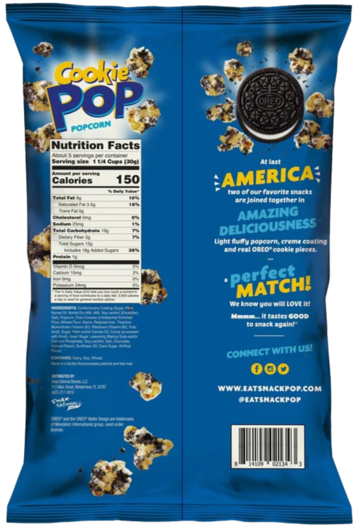Cookie Pop Popcorn Oreo Cookie Popcorn – Martie