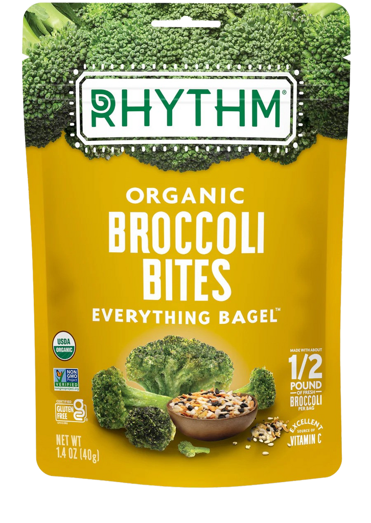 Rhythm Superfoods Everything Bagel Organic Broccoli Bites – Martie