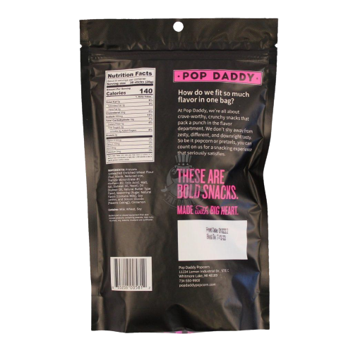 Pop Daddy Snacks Cinnamon Sugar Pretzel Sticks – Martie