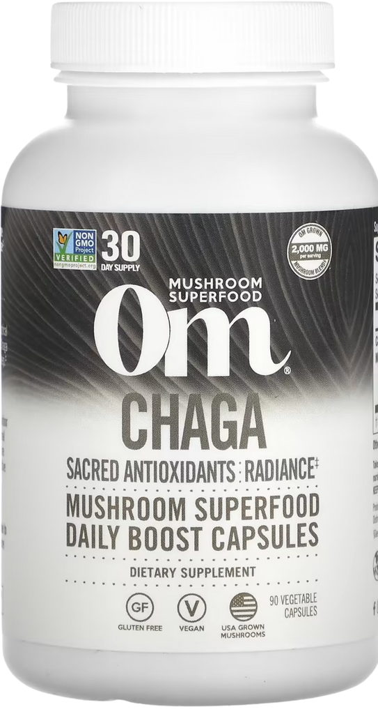 Om Mushroom Chaga Vegetable Capsules – Martie
