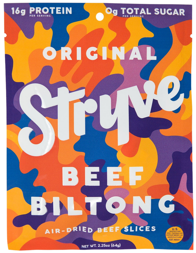 Stryve Protein Snacks Original Biltong Jerky – Martie