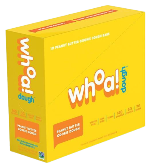 Whoa Dough Peanut Butter Cookie Dough Bar (10 Pack) – Martie