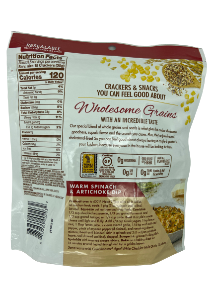 Crunchmaster Multigrain Cracker White Cheddar – Martie