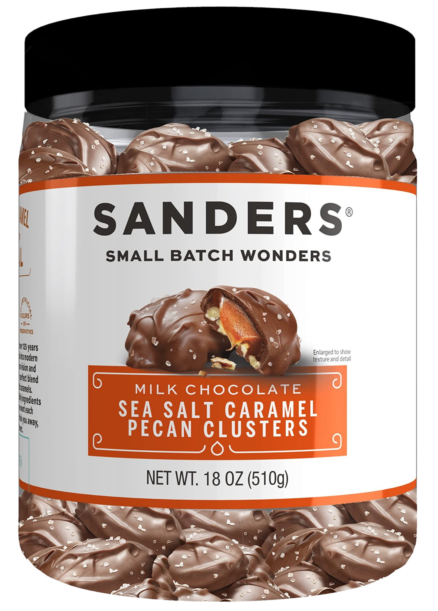 Sanders Sea Salt & Caramel Milk Chocolate Pecan Clusters – Martie