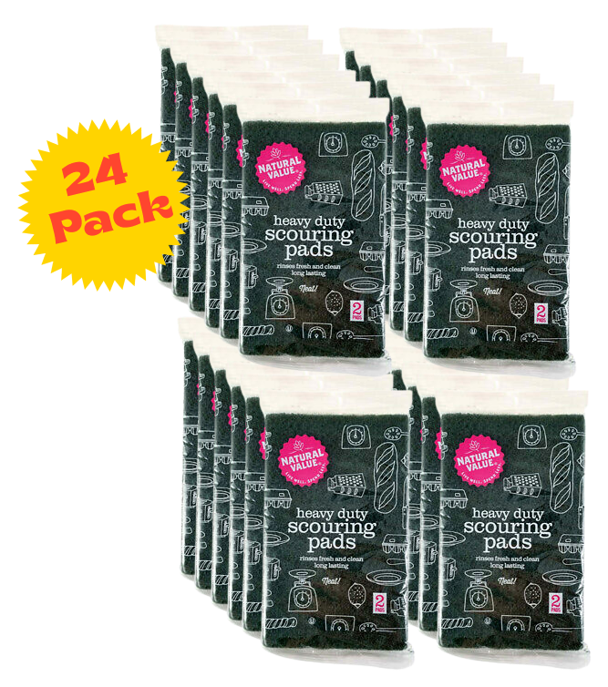 Natural Value Scouring Pads (24 Pack) – Martie