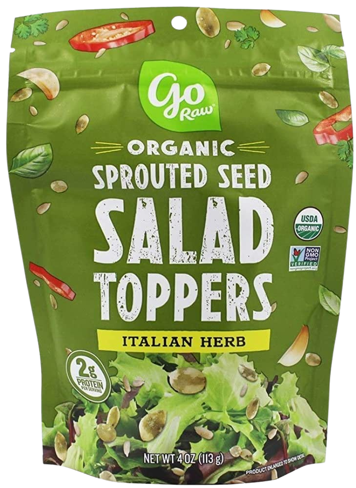 Go Raw Italian Herb Sprouted Salad Toppers – Martie