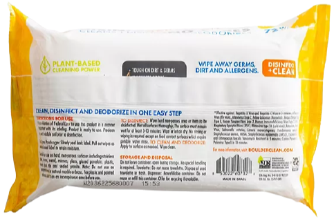 Boulder Clean Disinfectant Wipes – Martie