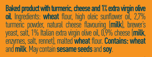 Casa Milo Turmeric & Cheese Mini Tocchetti – Martie