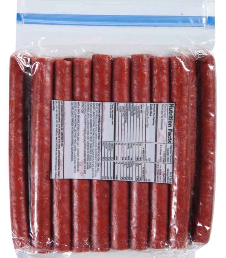 Old Wisconsin Hot & Spicy Sausage Sticks – Martie