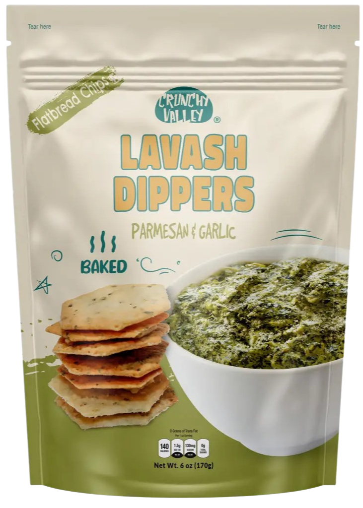 Crunchy Valley Lavash Dippers Parmesan Garlic – Martie